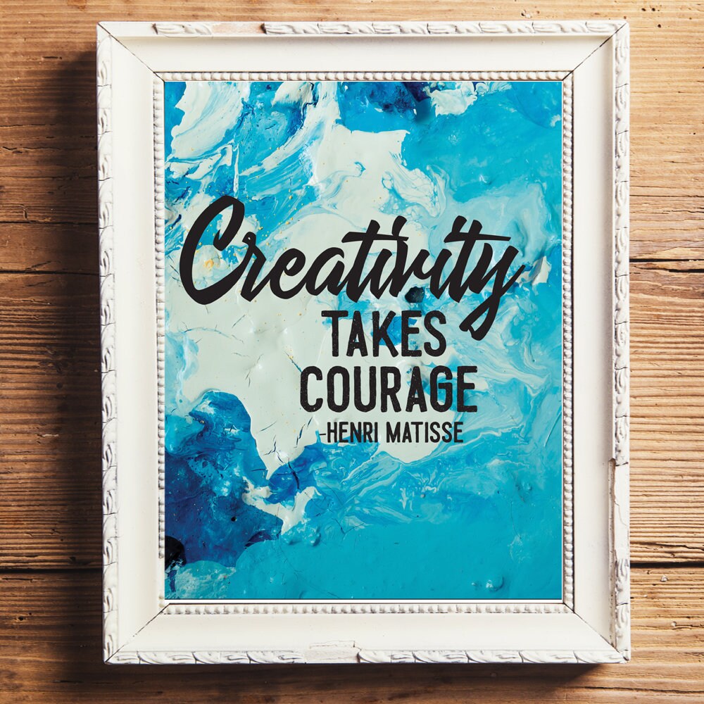 Creativity Takes Courage - Henri Matisse Printable, Landscape and ...