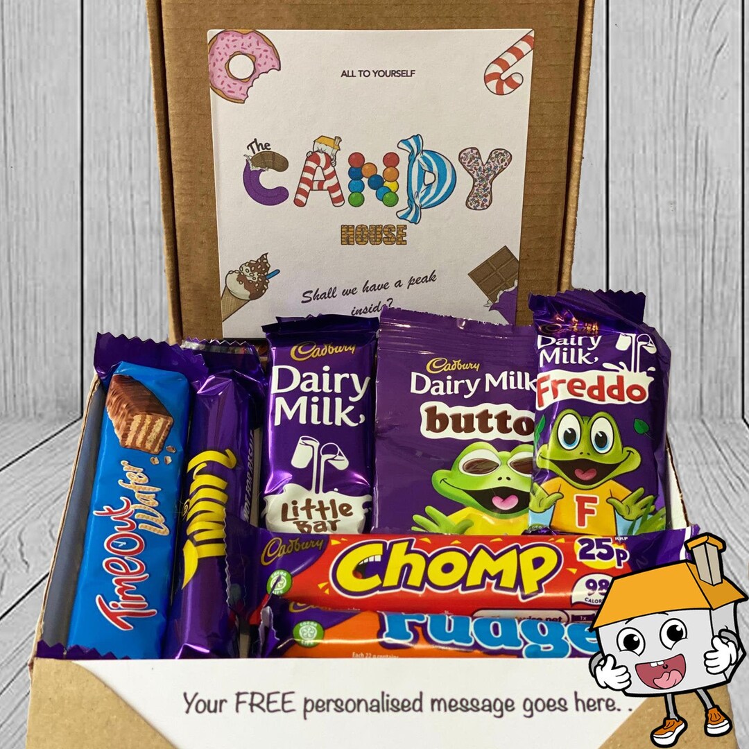CADBURY Personalised Message Card Chocolate Sweet Hamper Gift - Etsy UK