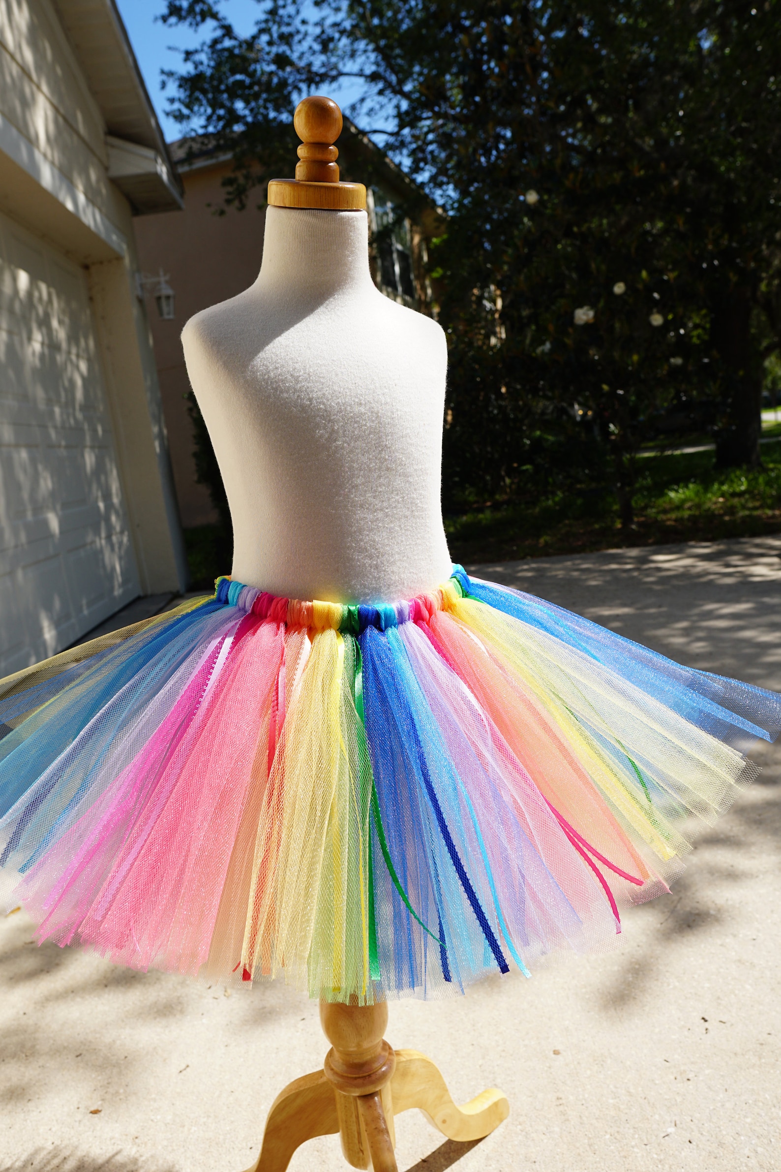Adult Rainbow Party Adult Skirt Costume Tutu With Ribbon - Etsy