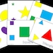 Shape Practice Play Doh Mats - Etsy