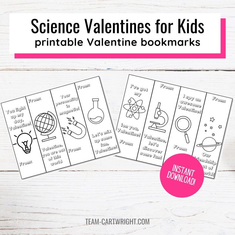 Science Bookmarks Printable