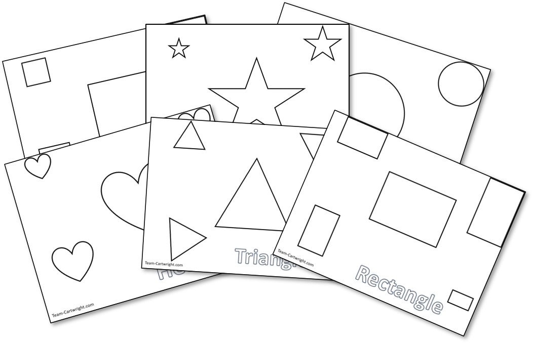 Shape Practice Play Doh Mats - Etsy