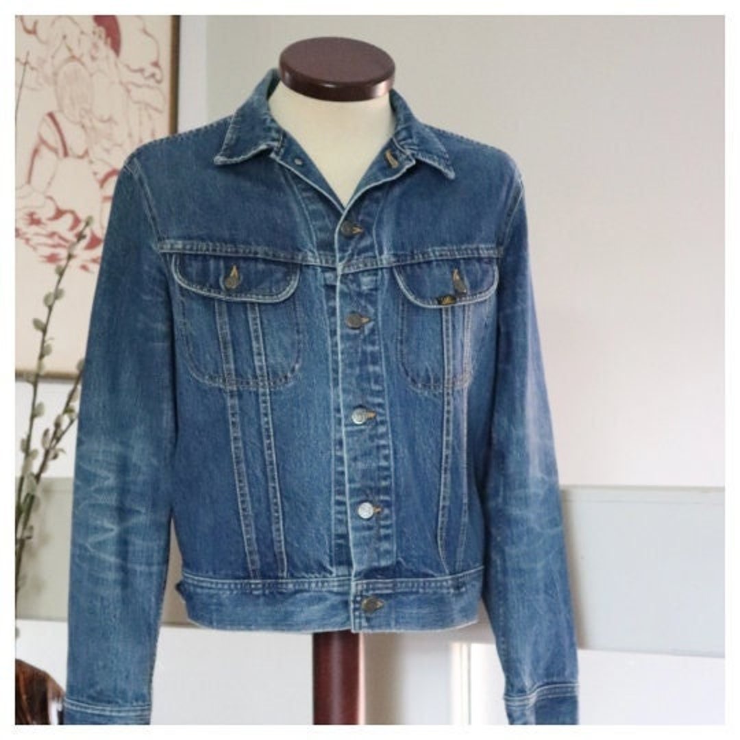1970's Lee Riders Jean Jacket Unisex Trucker Jean Jacket - Etsy