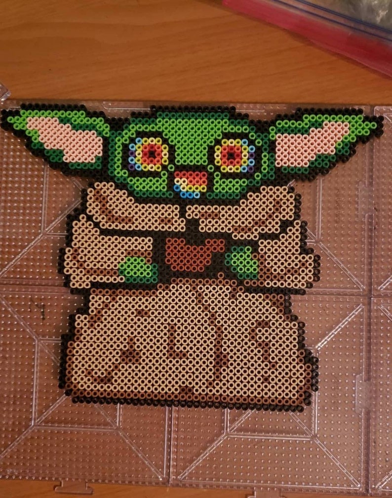 Trippy Baby Yoda - Etsy