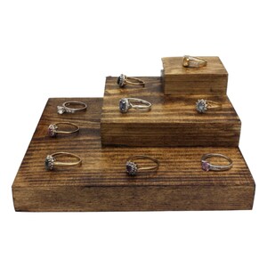 3 Tier Ring Display Corner | Jewellery Display - Etsy UK
