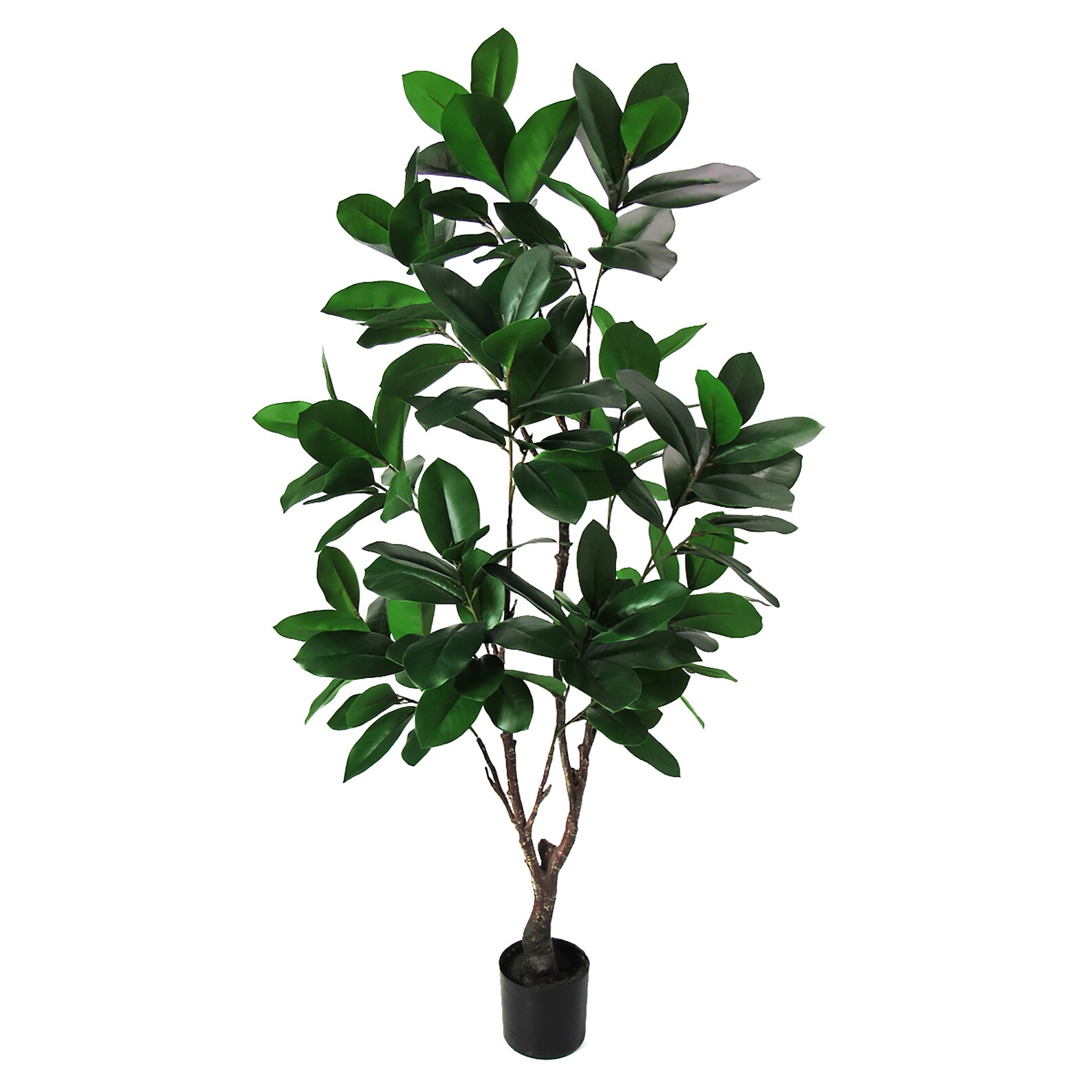 Artificial Magnolia Leaf Tree in Black Pot Faux Magnolia - Etsy