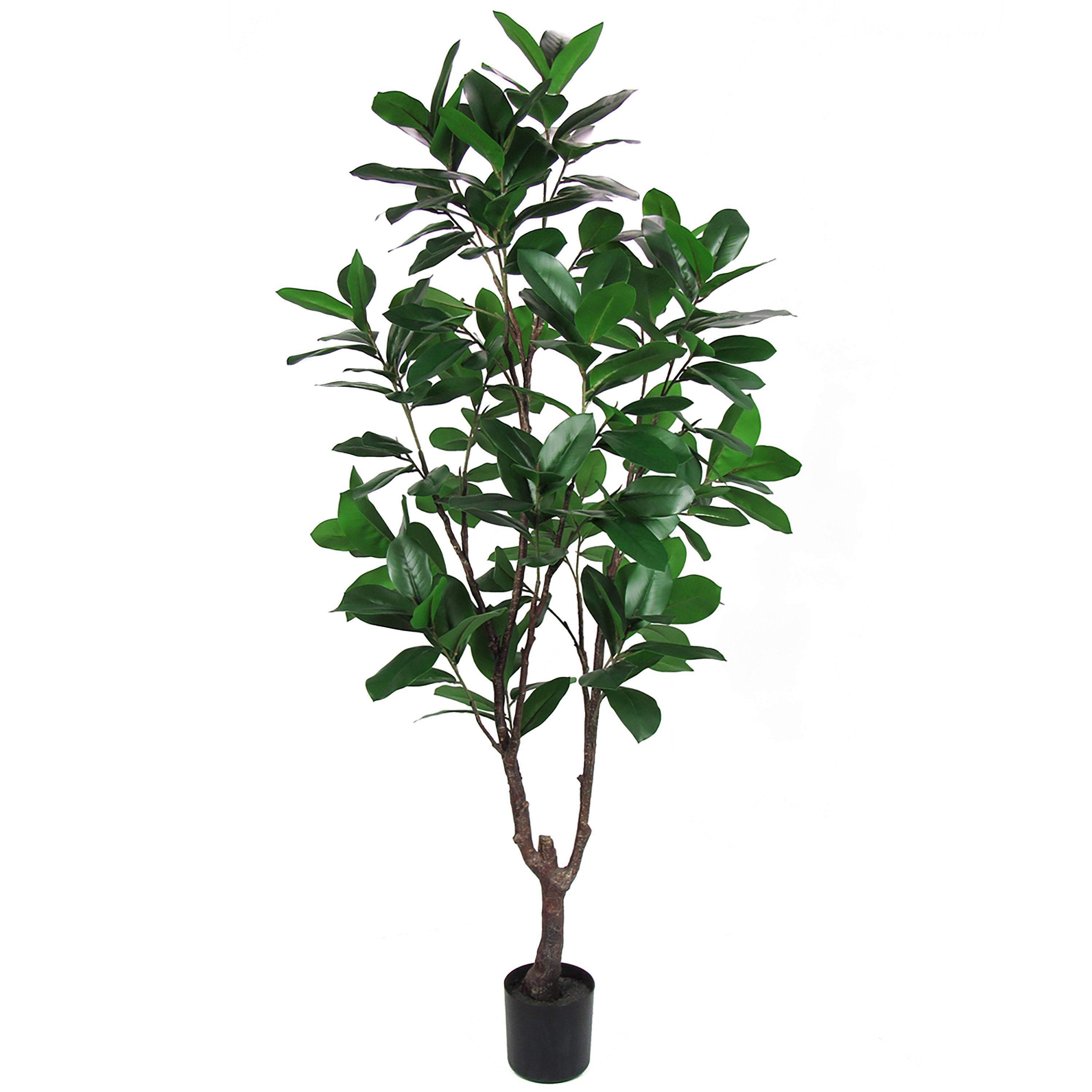 Artificial Magnolia Leaf Tree in Black Pot Faux Magnolia - Etsy