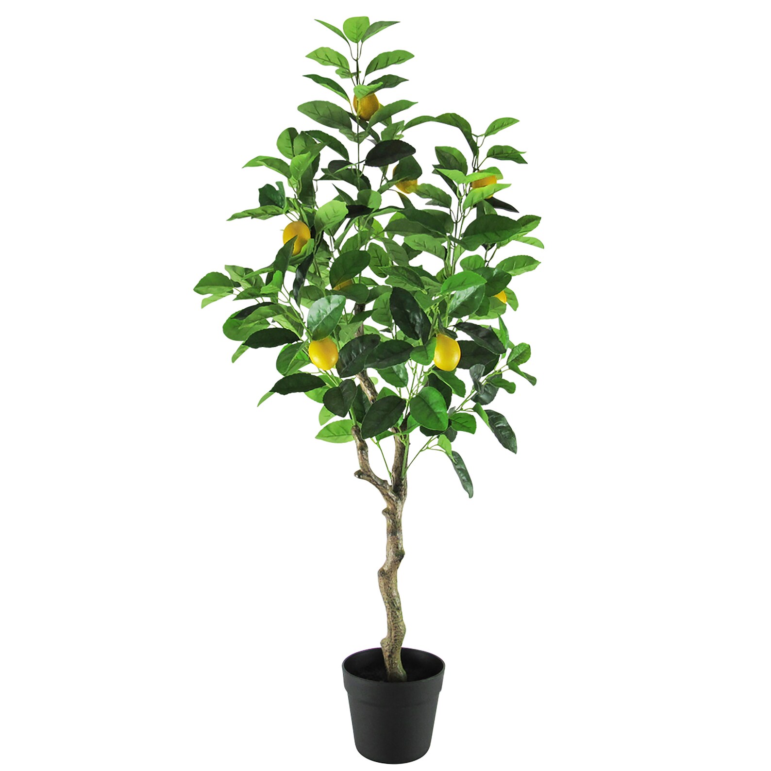 Real Touch Artificial Lemon Tree in Black Pot Faux Lemon | Etsy