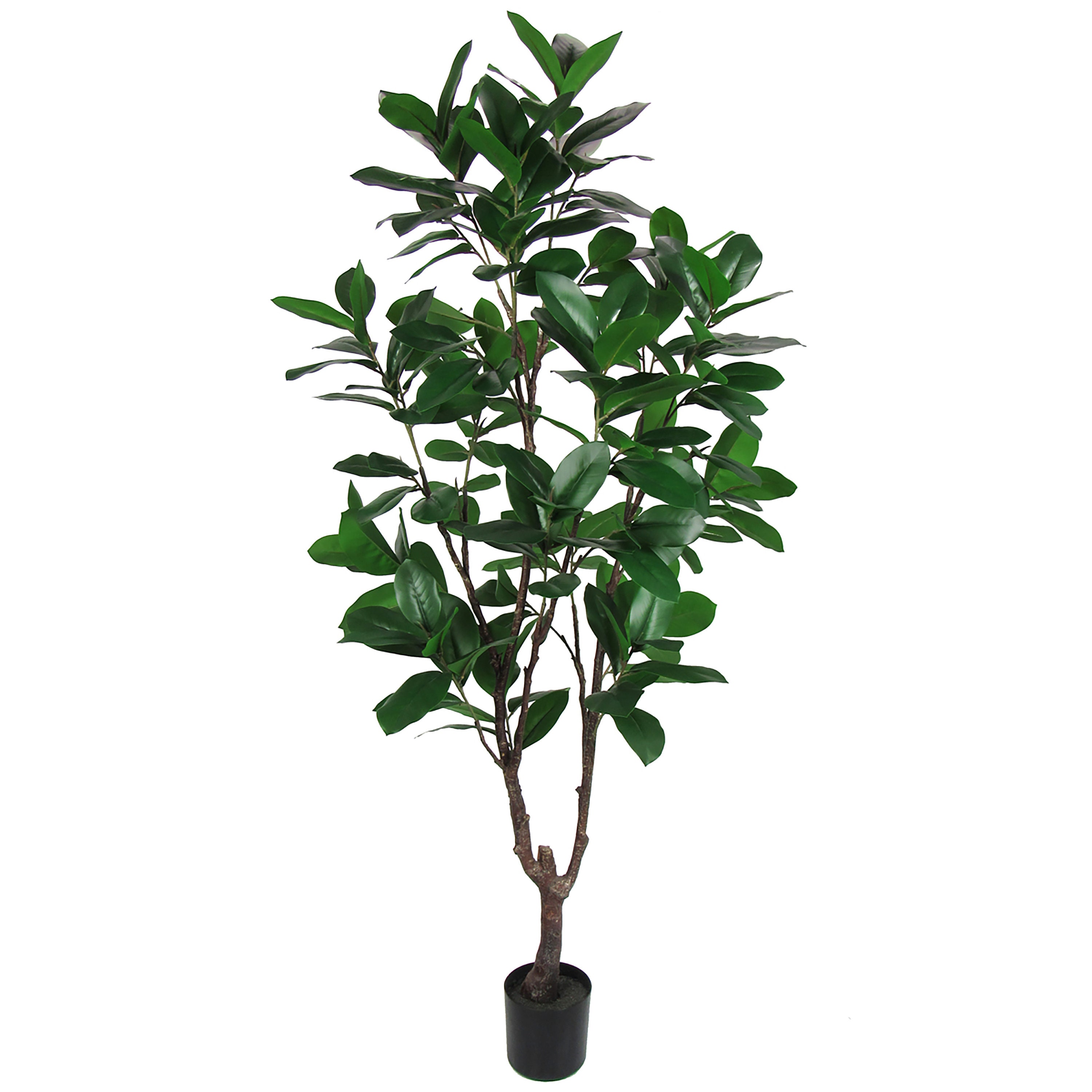 Artificial Magnolia Leaf Tree in Black Pot Faux Magnolia - Etsy