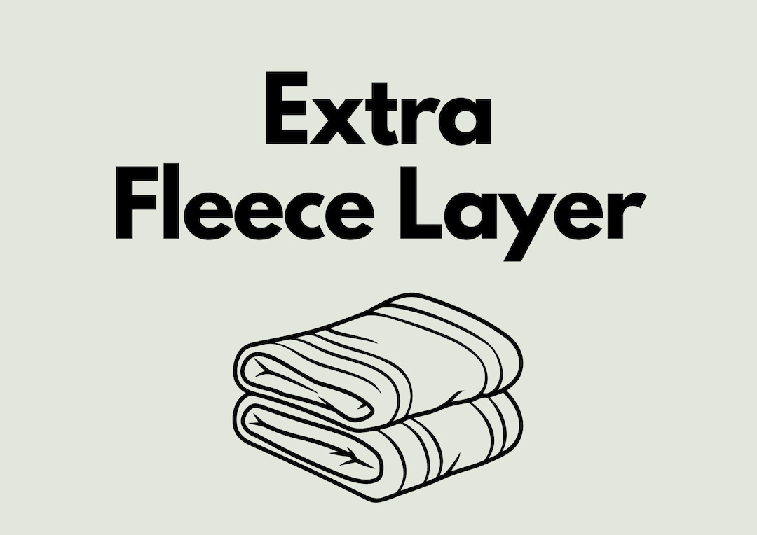 Extra Fleece Layer Upgrade for Waffle Blanket – Added Warmth Option - Etsy