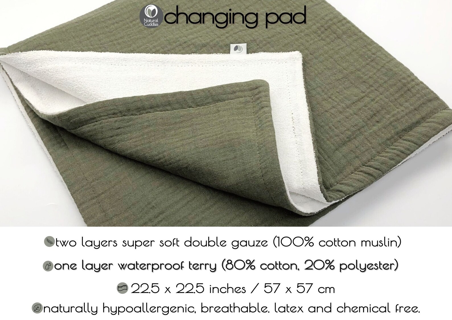 Waterproof Change Pad Travel Changing Mat Diaper Changing - Etsy