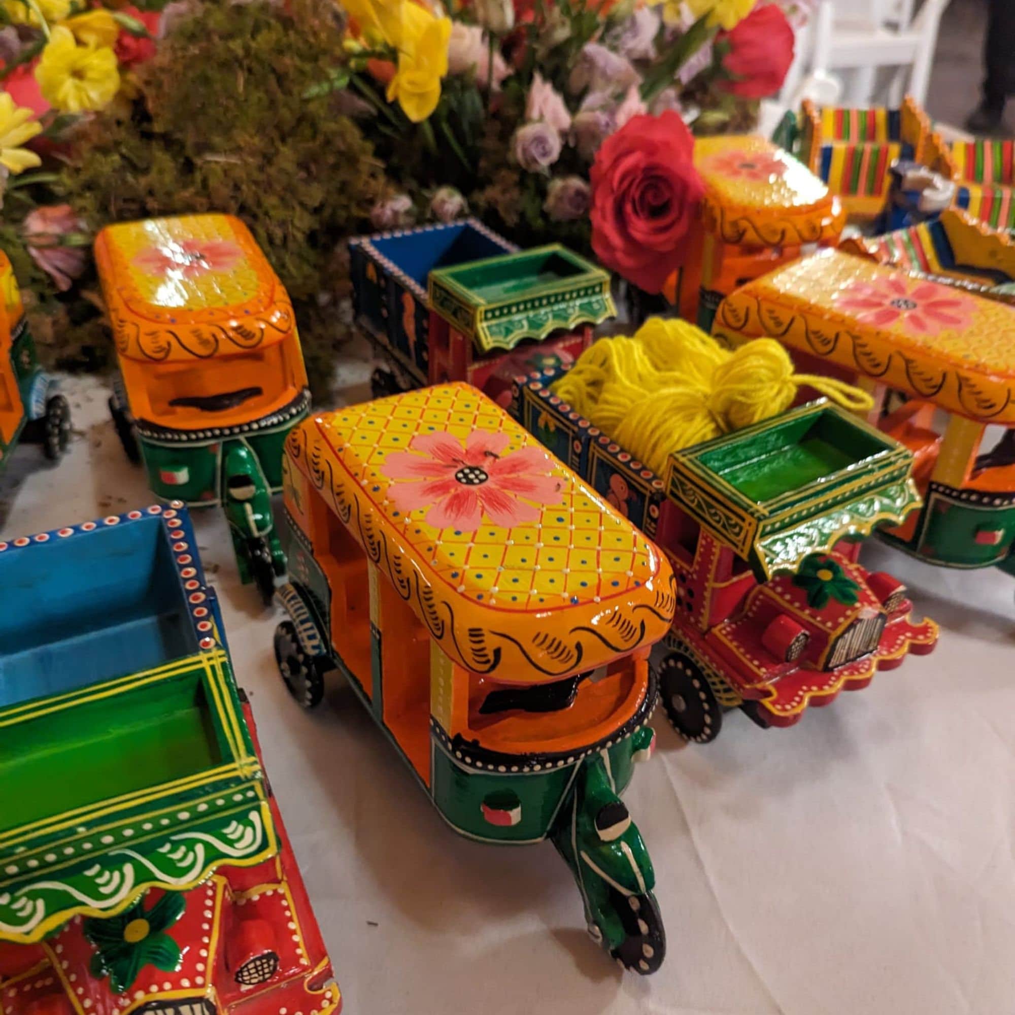 Hand Painted Wooden Indian Truck Decor Art Eid Diwali Gift, and for ...