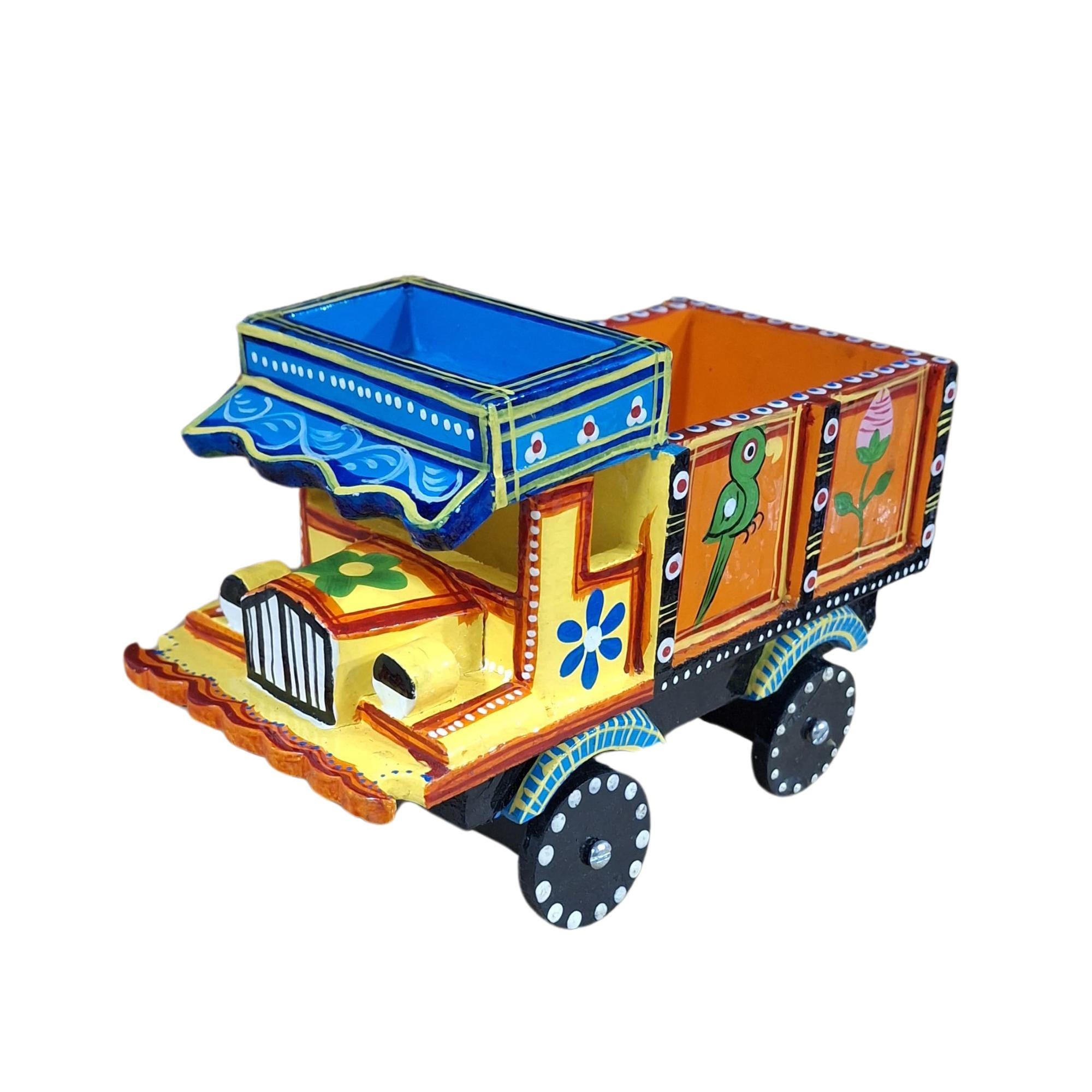 Hand Painted Wooden Indian Truck Decor Art Eid Diwali Gift, and for ...