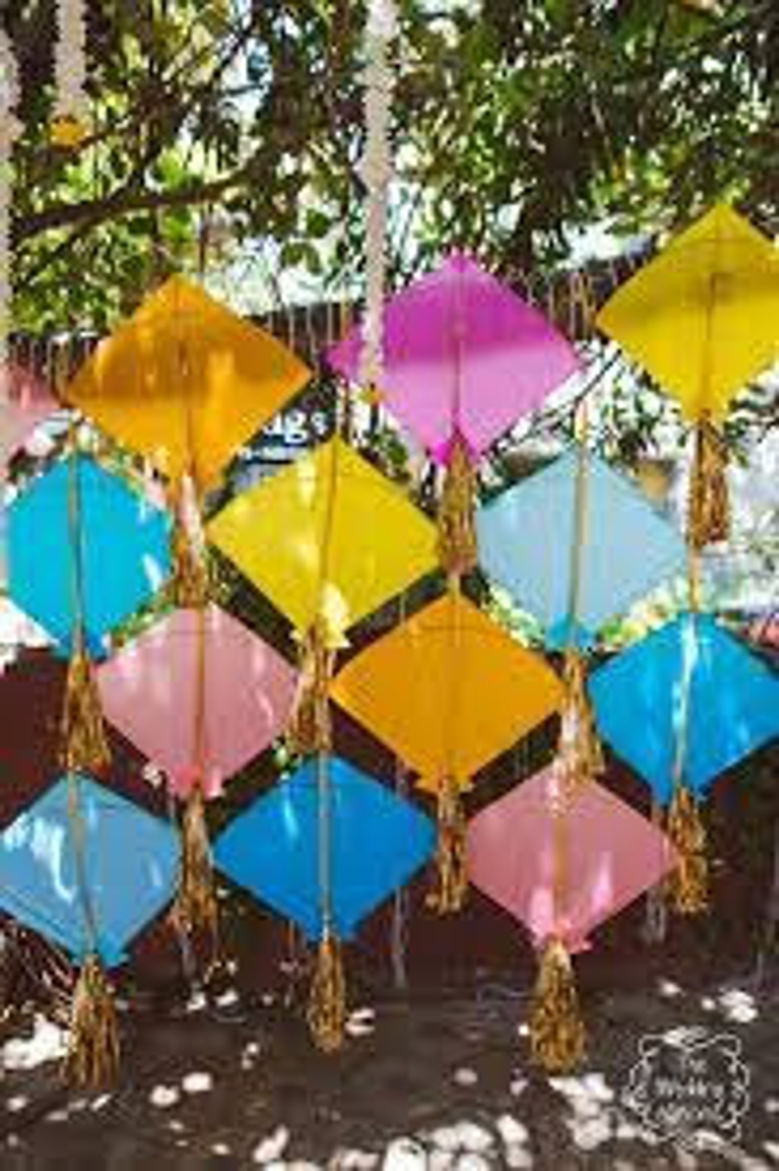 Indian Decoration Kites - Rice Paper, Bamboo Frame (pack of 40) - Etsy