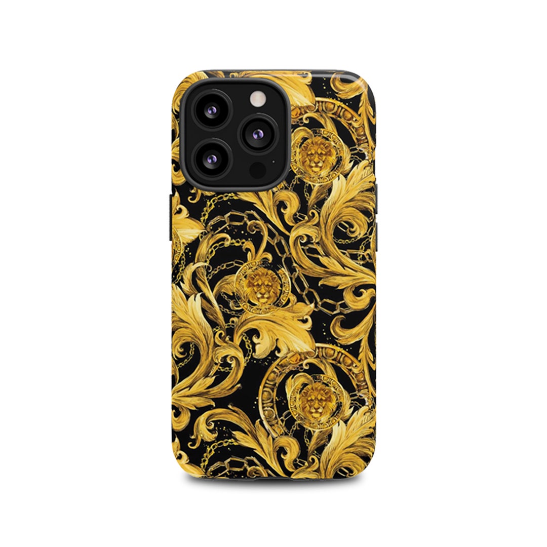 Luxury Lion Designer iPhone Case: Impact Resistant, Dual Layer - Etsy