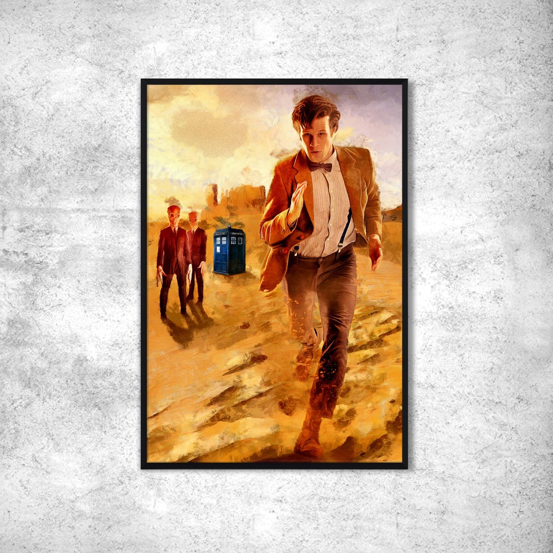 Doctor Who Poster Tardis. Matt Smith Doctor Who Time Lord Wall Art ...