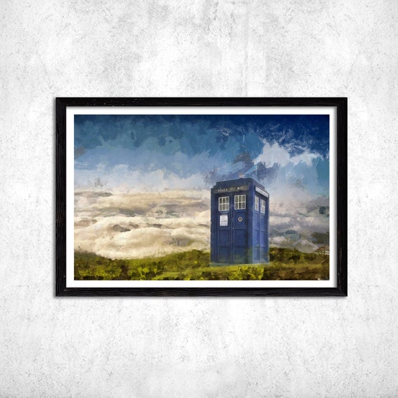 Doctor Who Poster Tardis. Time Lord Wall Art Poster. Original - Etsy ...