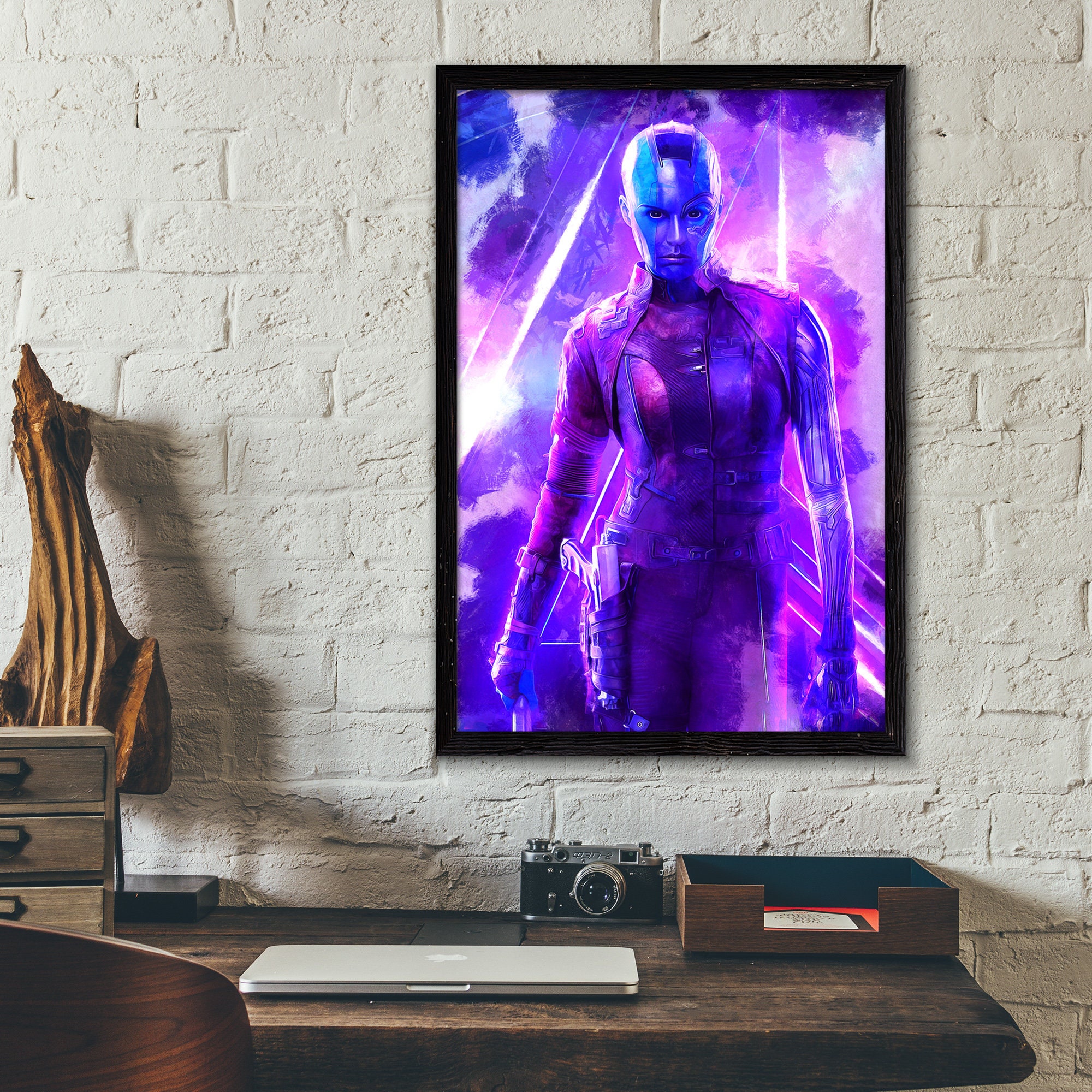 Galaxy Nebula Garza Movie Poster