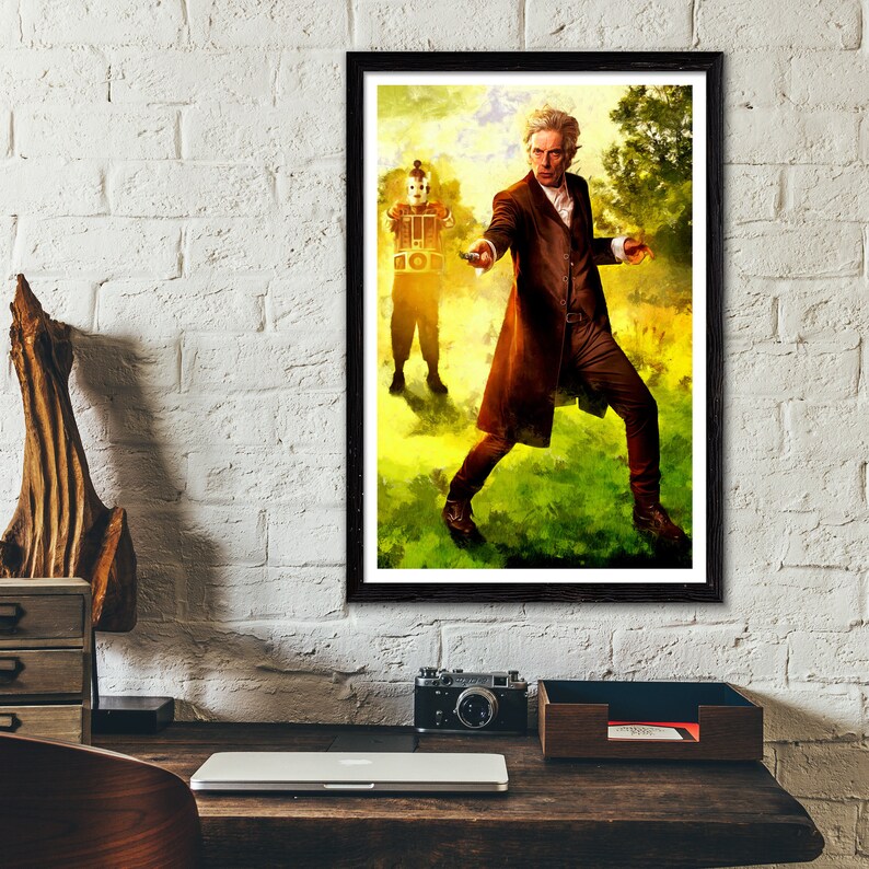 Doctor Who Poster Tardis. Peter Capaldi Doctor Who Time Lord - Etsy