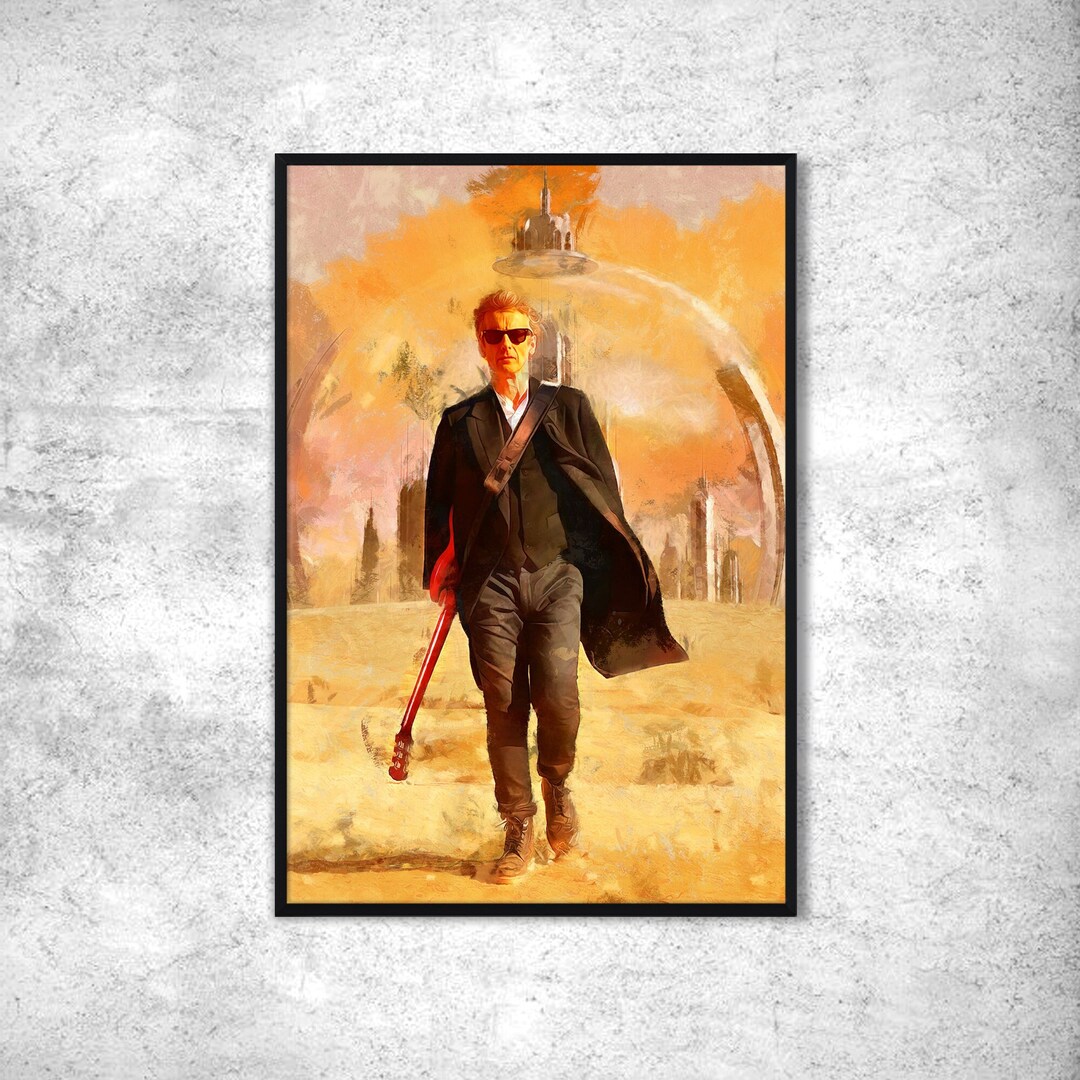 Doctor Who Poster With Peter Capaldi 12th Doctor . This Marvel Wall Art ...