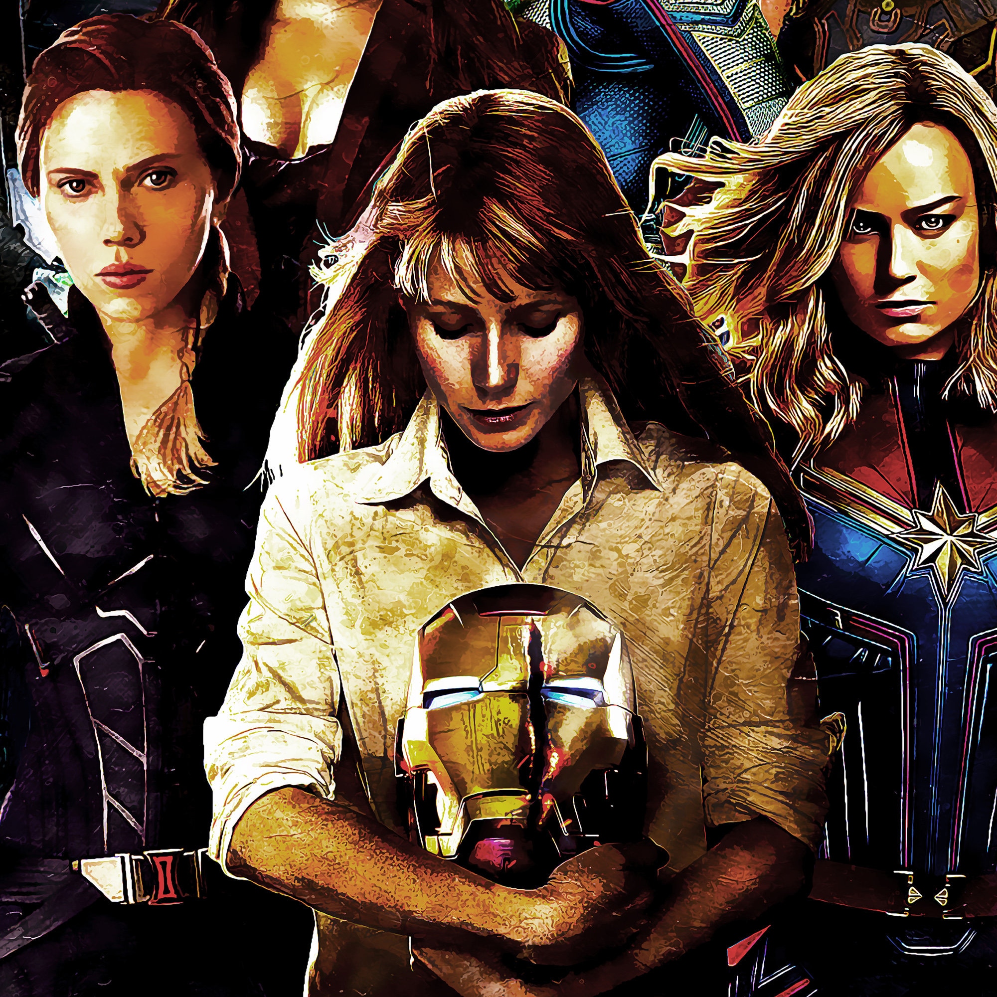 Girl Power Poster Marvel Avengers Endgame. This Marvel Wall Art Will ...