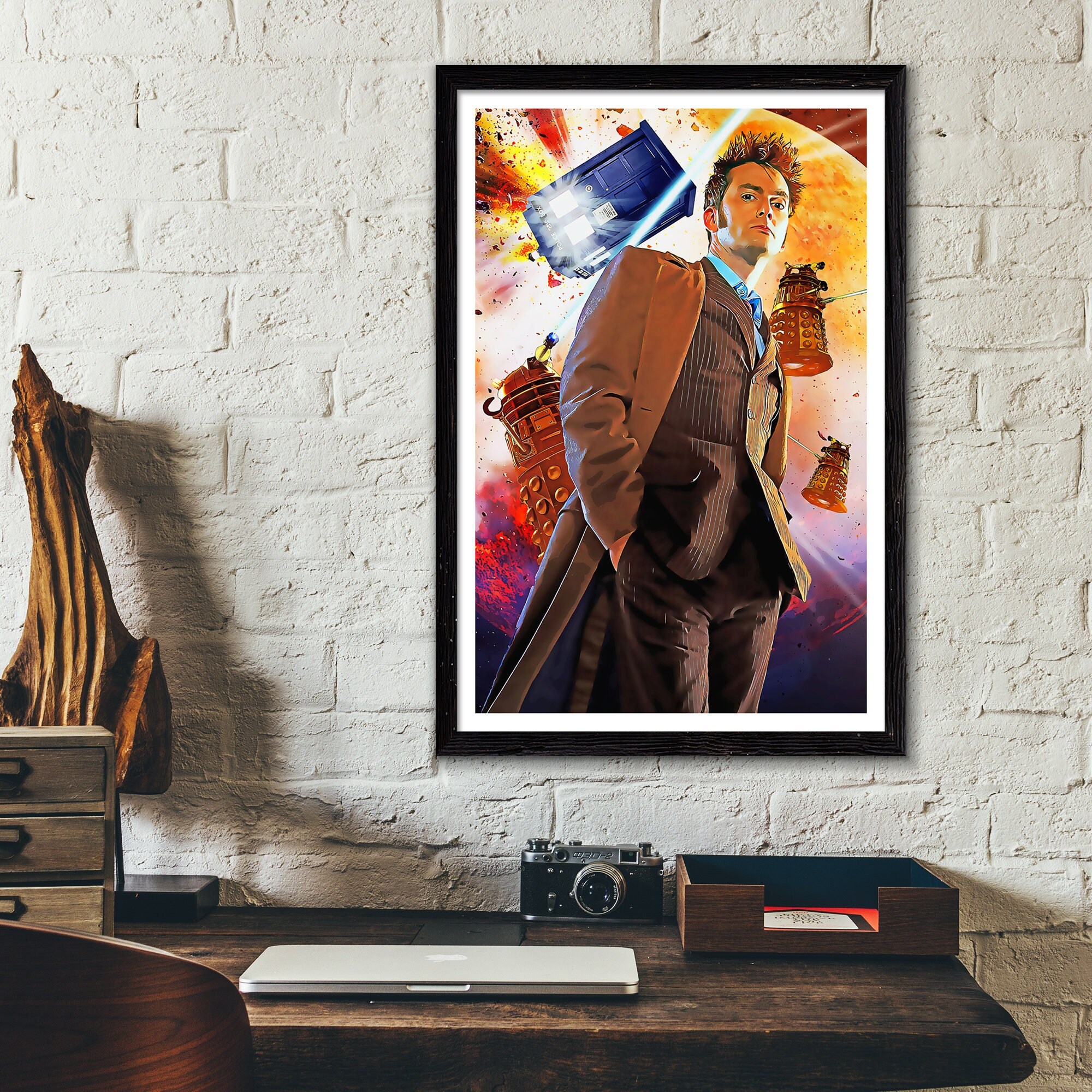 Doctor Who Poster Tardis. Poster David Tennant Seasons 2 to 4. - Etsy