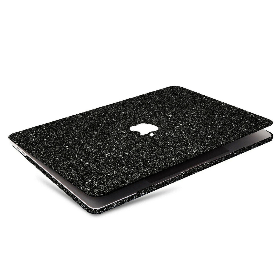 Luxury Glitters Sparkling Shiny Bling Black Rough Hard MAC Laptop Case ...