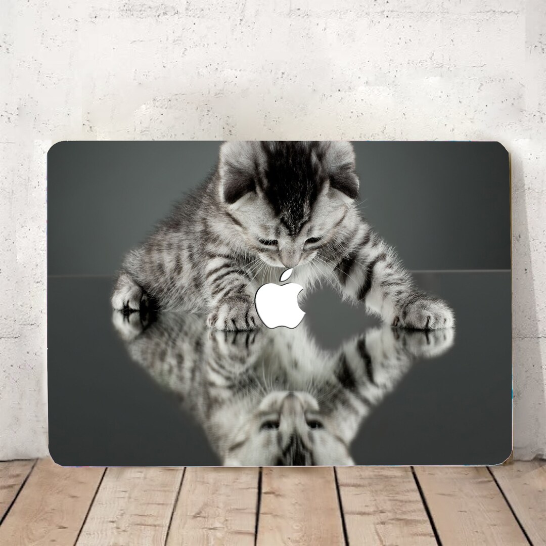 Adorable Cat Shadow Painting Hard Case Kawaii Animal Photo Realistic ...