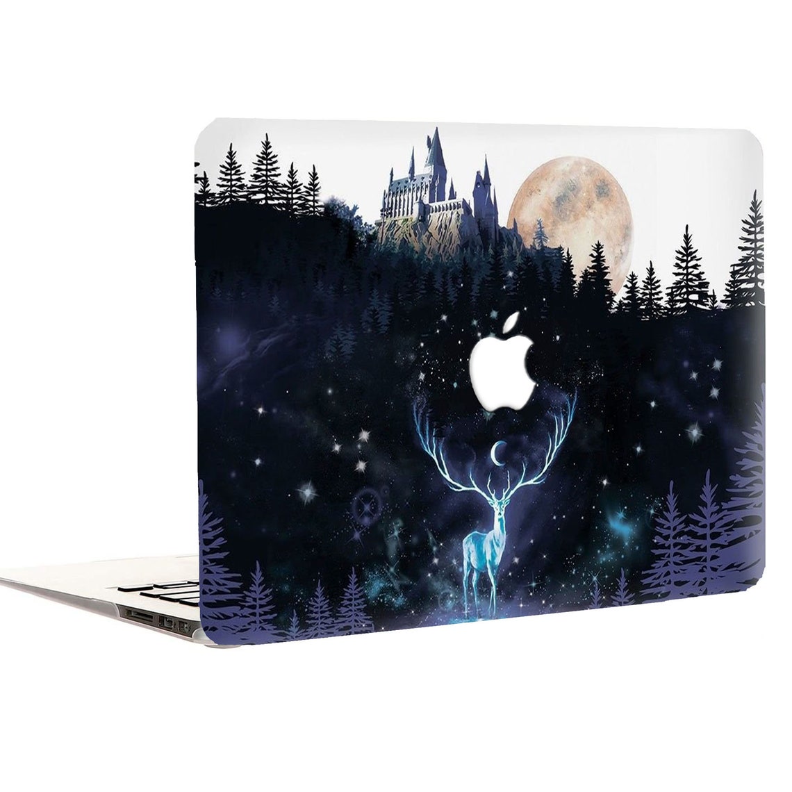 Magic Castle Painting Laptop Case Hard Rubberized Deer Castle | Etsy