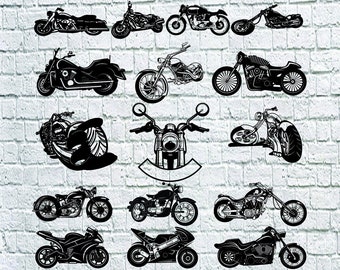 Motorcycle dxf | Etsy