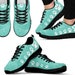 Menthol Pawprints Waves - Women's Veterinary Sneakers, Animal Lovers ...
