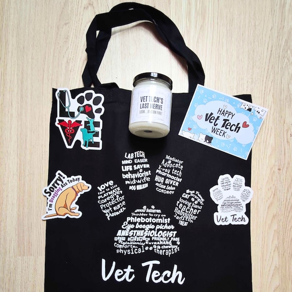 Vet Tech Week Appreciation Cards - Etsy