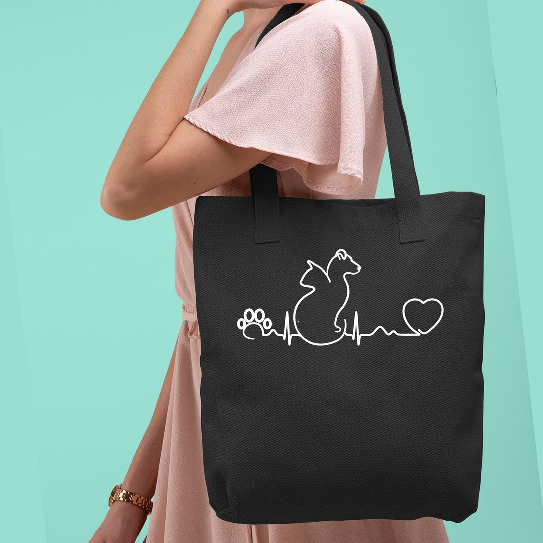 Vet Shoulder Bag, Animal Lover Bag, Vet Tech Tote, Veterinary Tote, Cat ...