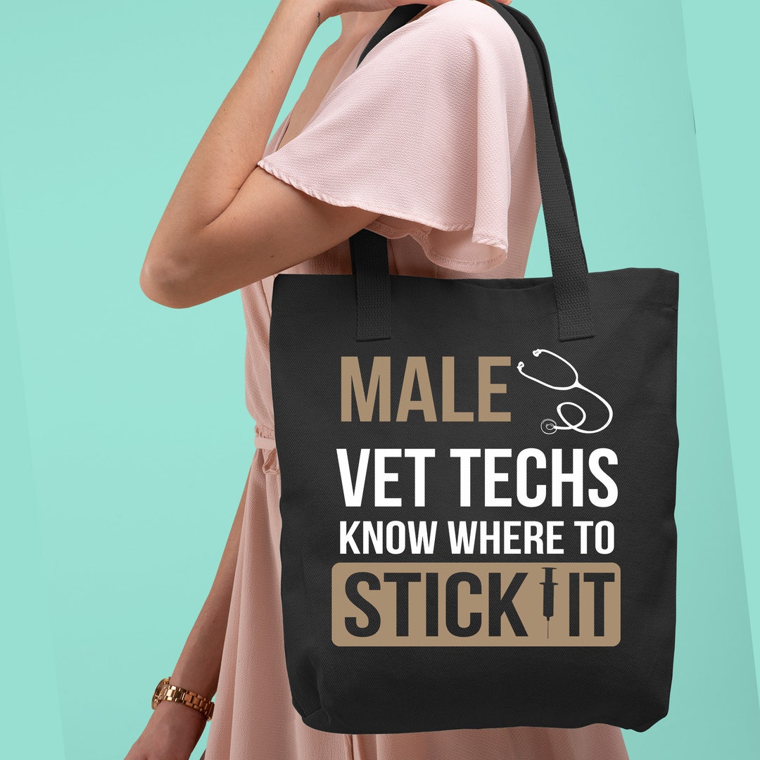 Male Vet Tech Bag, Veterinary Technician Appreciation Gift, Funny Vet ...