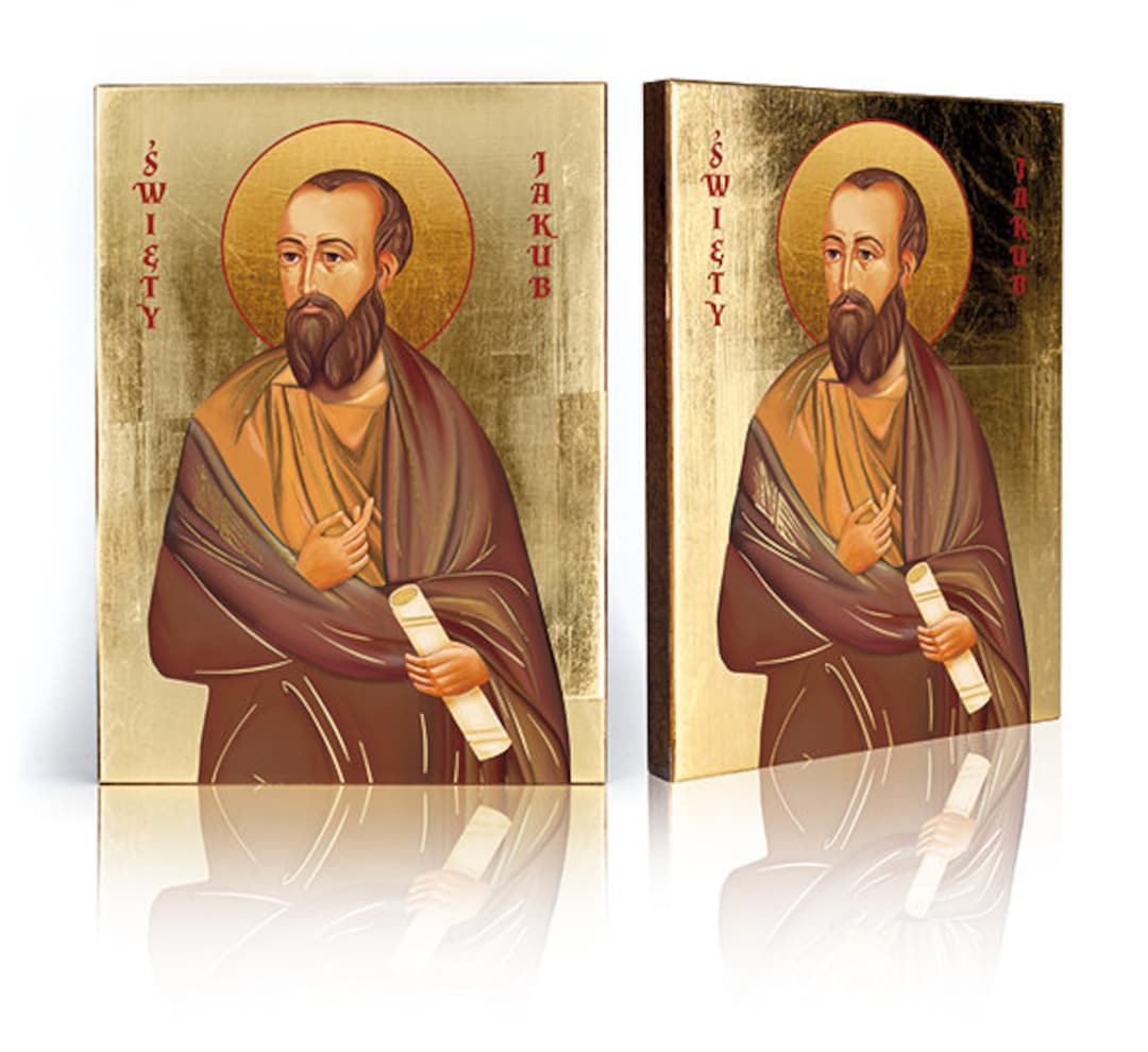 Icon of Saint James the Apostle Minor, St James the Less, Handmade Icon ...