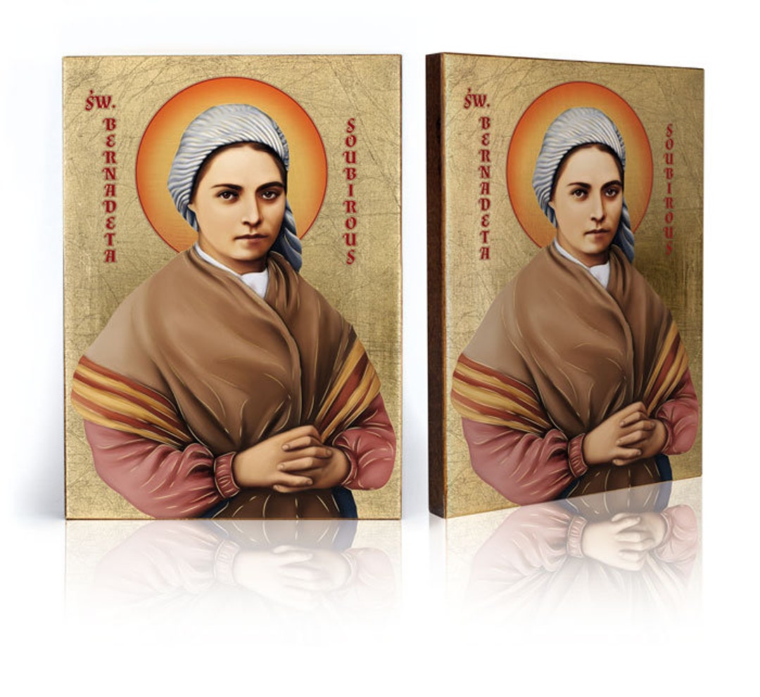 Icon of Saint Bernadette Soubirous, Handmade Icon, Religious Icon ...