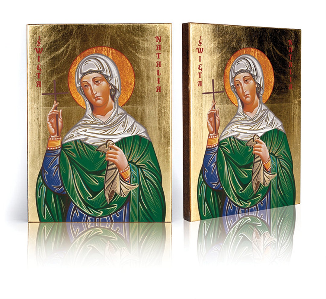 Icon of Saint Natalia, St Natalia of Nicomedia Handmade Icon, Religious ...