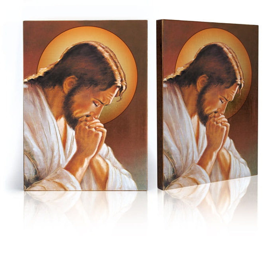 Jesus Prayer Icon, Prayers of Jesus, Religious Icon, Handmade Icon ...