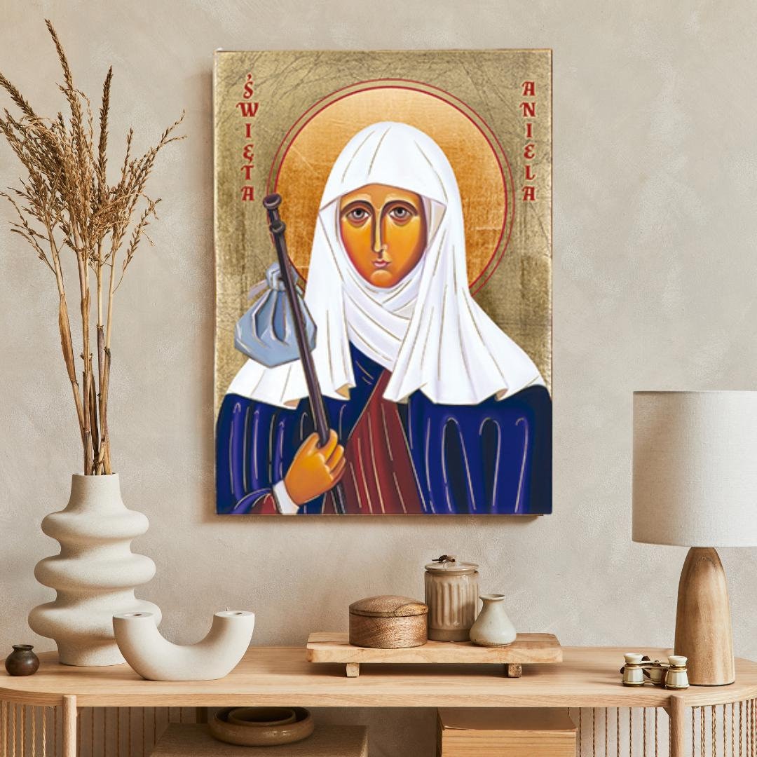 Icon of Saint Angela Merici, Handmade Icon, Religious Icon, Wooden Icon ...