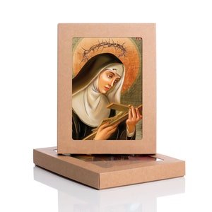 Icon of Saint Rita Handmade Icon Wooden Icon Perfect - Etsy
