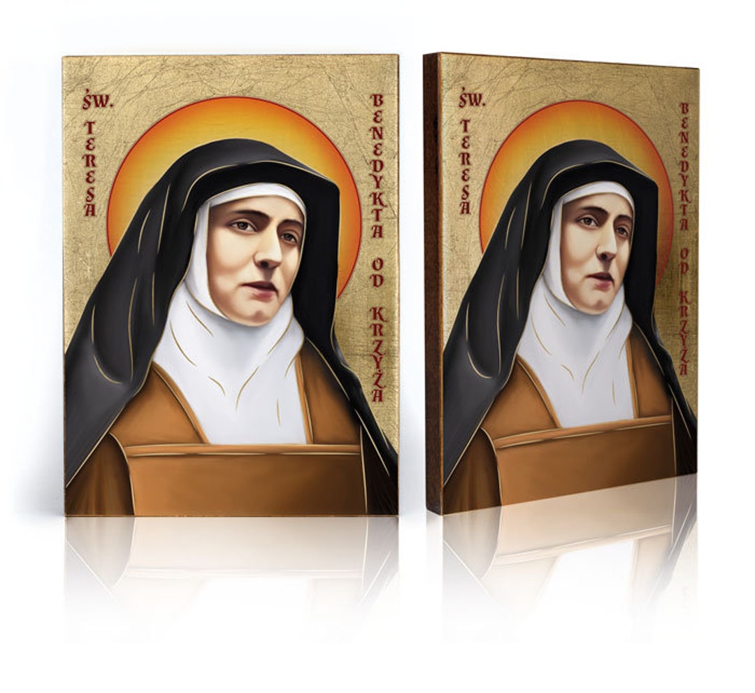 Icon of Saint Teresa Benedicta of the Cross, Handmade Icon, Wooden Icon ...