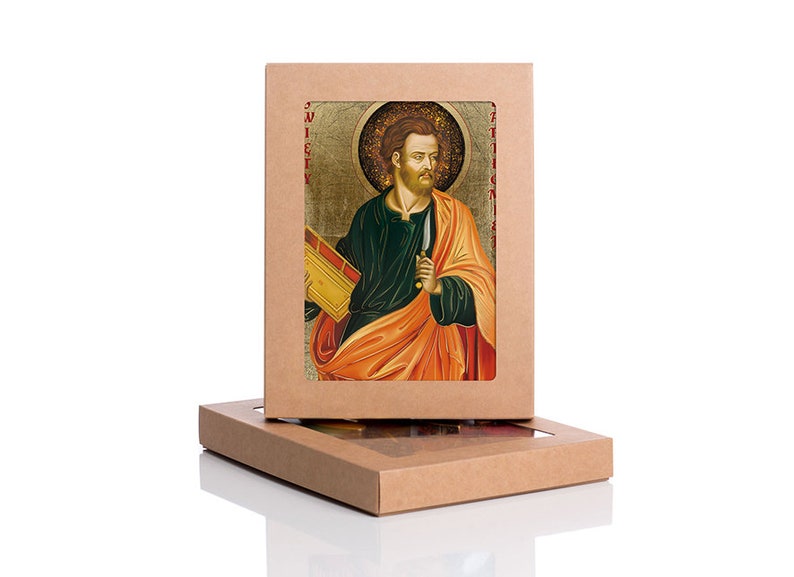 Icon of Saint Bartholomew the Apostle Handmade Icon Wood - Etsy