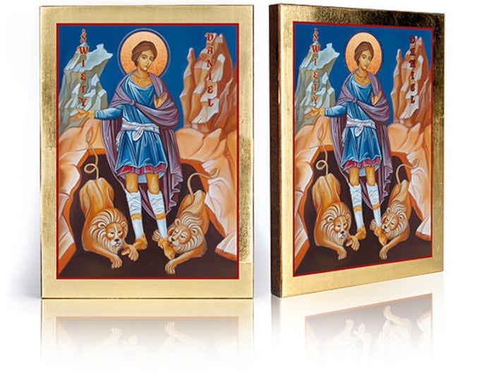 Prophet Daniel Holy Prophet Daniel Icon Hand Painted Orthodox Byzantine ...