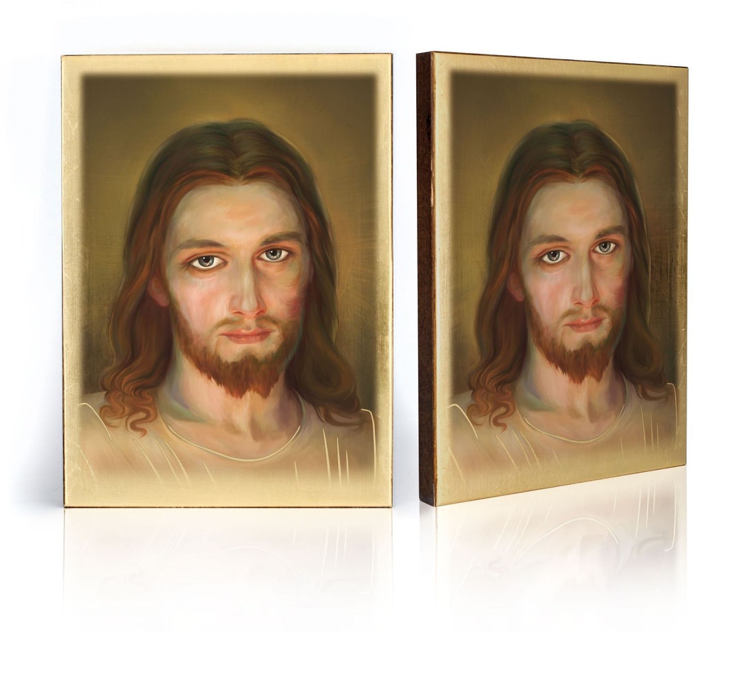 Icon of Merciful Jesus ,handmade Icon, Wooden Icon, Perfect Present ...