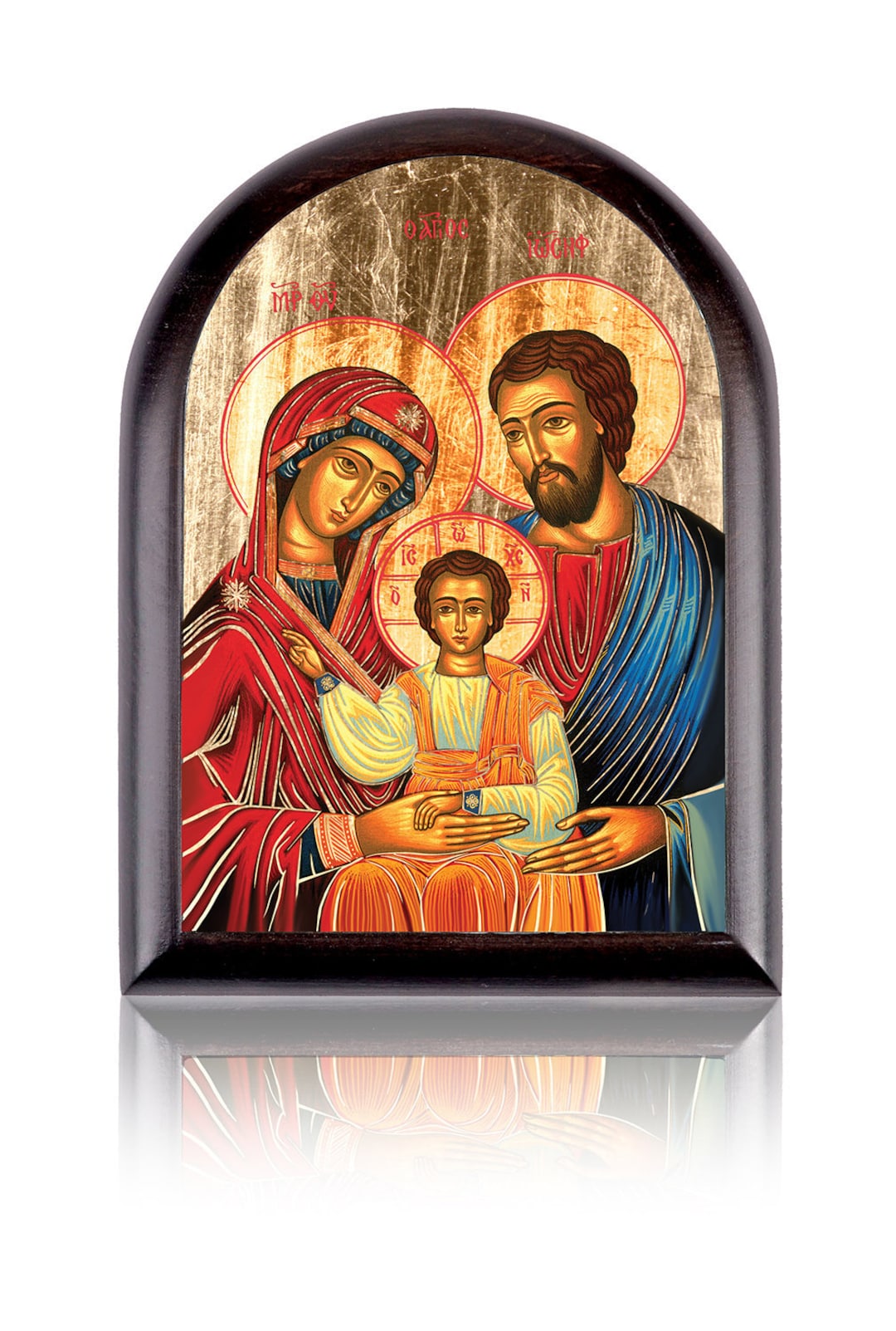 Icon of Holy Family, Handmade Icon, Religious Picture, Religious Icon ...