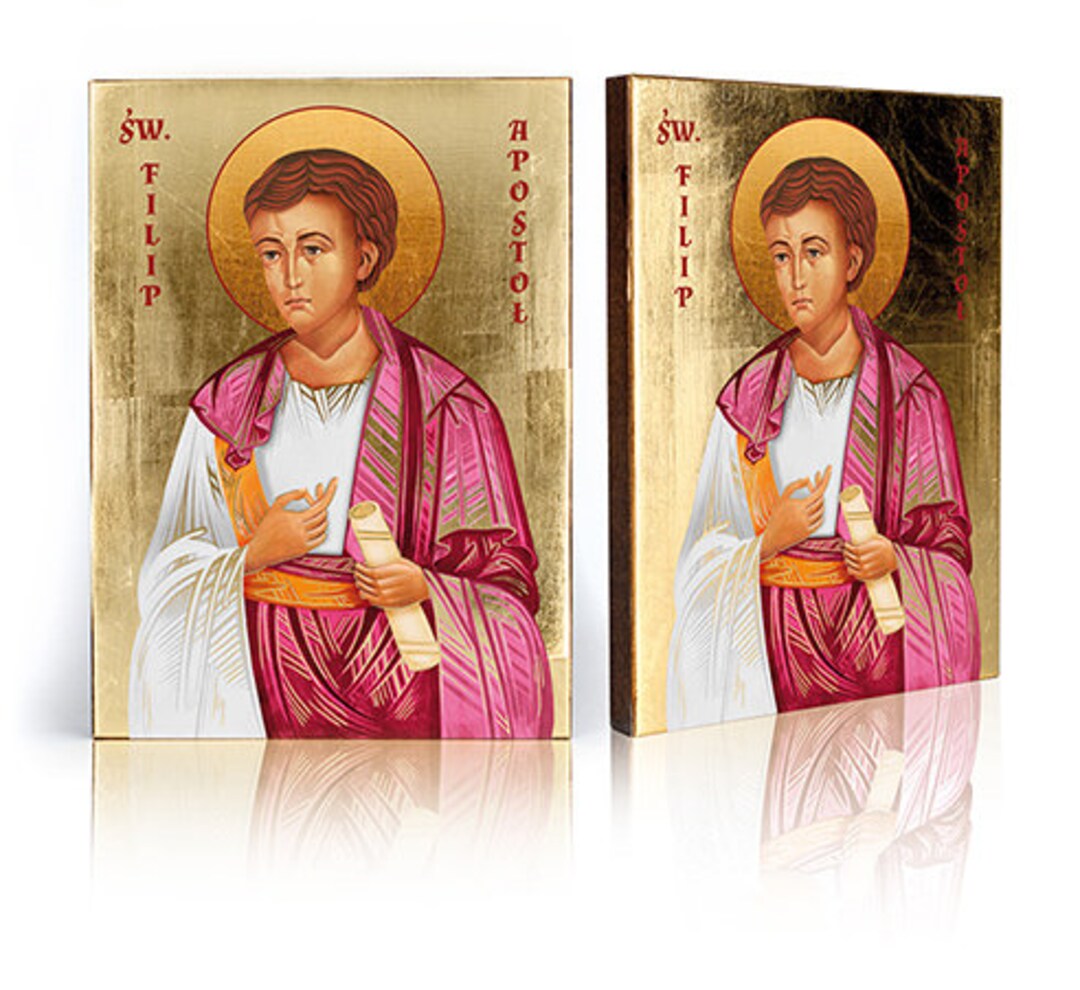 Icon of Saint Philip, Philip the Apostle, Handmade Icon, Wooden Icon ...