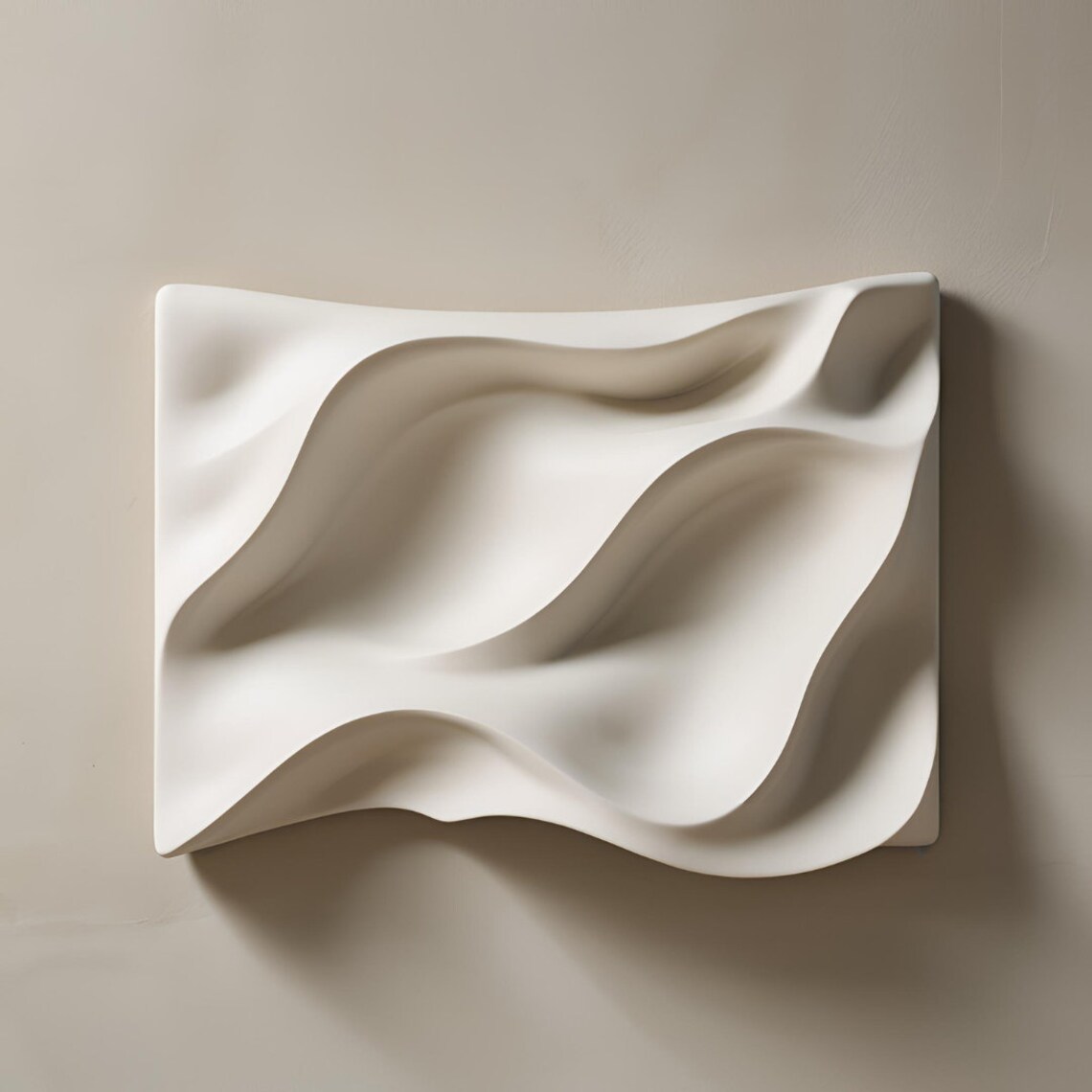 3D Abstract Plaster Wall Sculpture - Etsy UK