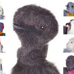 emu bird puppet