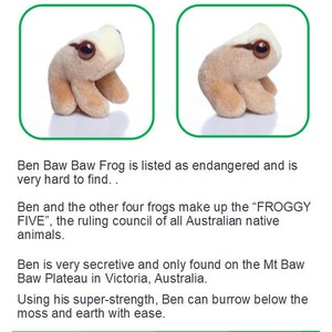 Poster the Froggy Five - Etsy