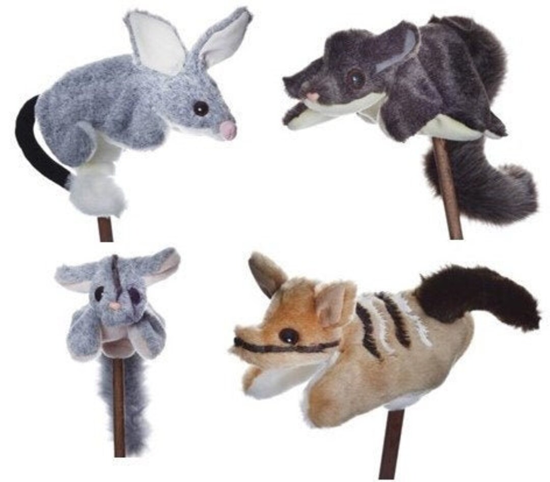 Buy The Long Tails 4 Gorgeous Aussie Hand Puppets With Long Tails ...